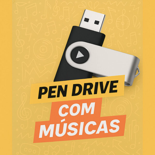 Pen Drive Gravado com 1.500 Musicas - supermusicas.com.br